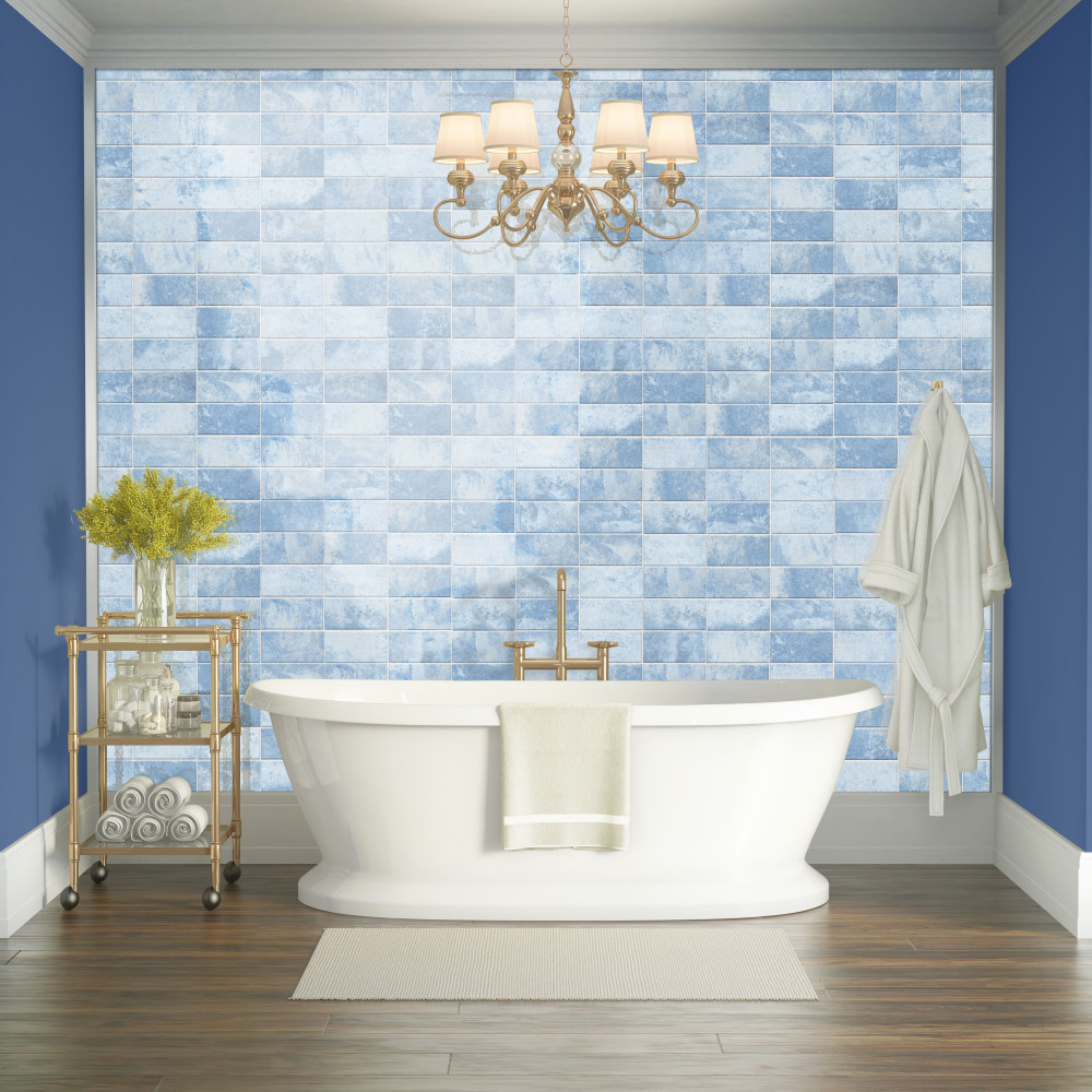 Myst Skyscape 4 in. x 8 in. Ceramic Wall Tile | Merola Tile