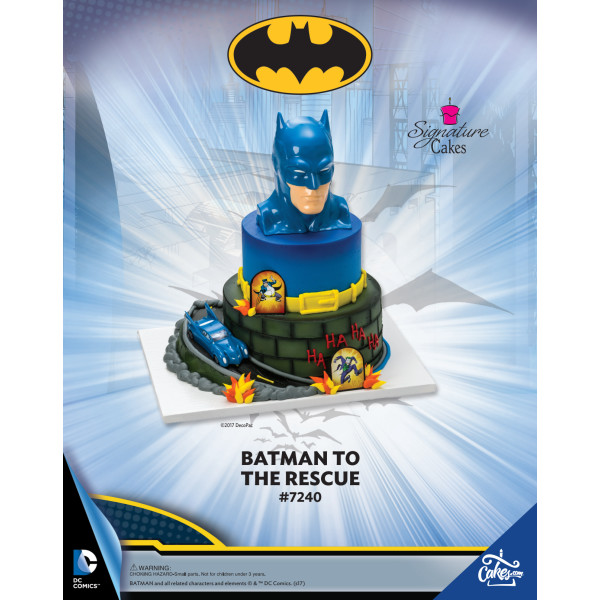 Batman To The Rescue Signature Cake Decoset Tmoc Page | DecoPac