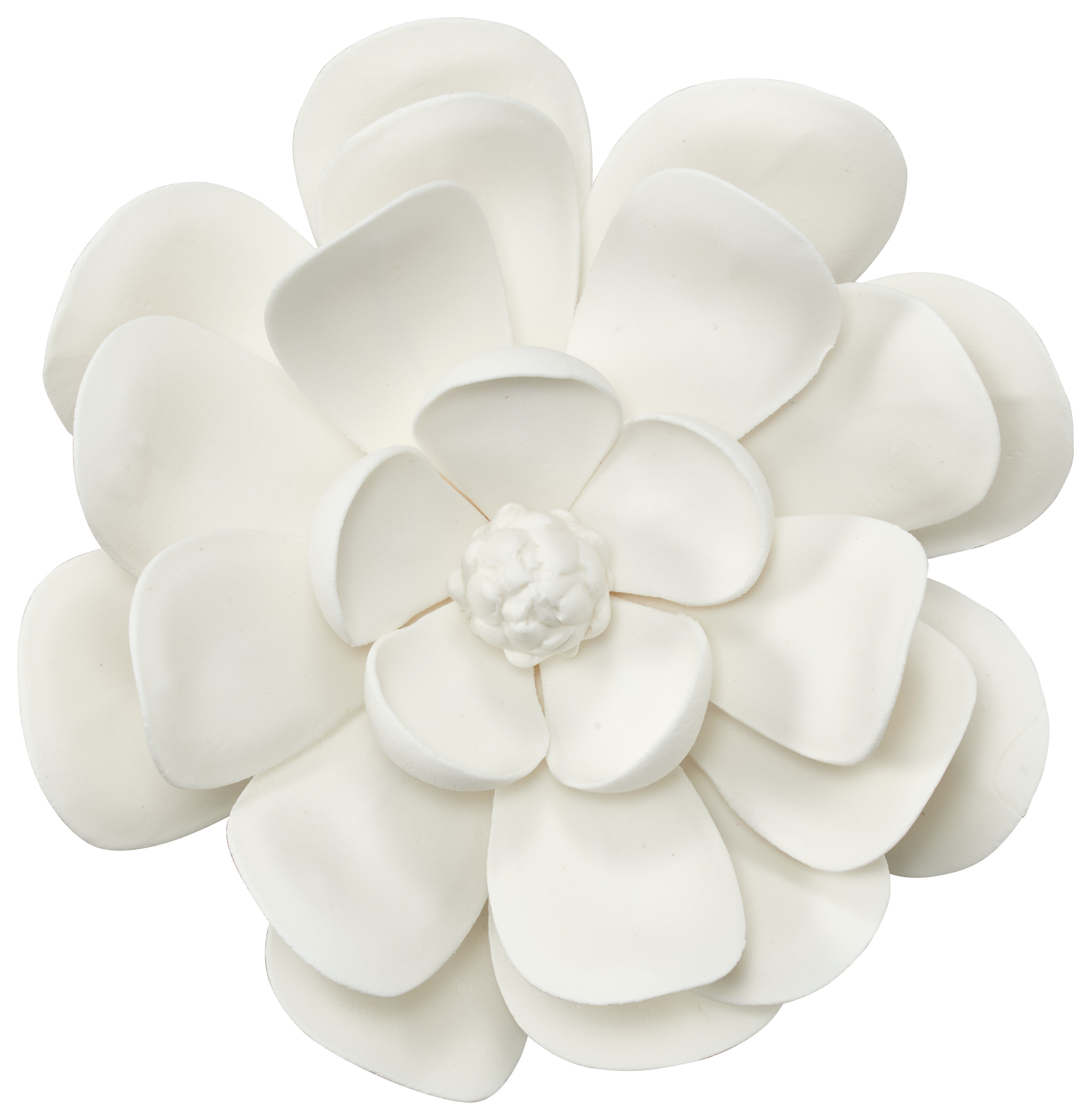 Extra Large 5 White Dahlia Gum Paste Flower | DecoPac