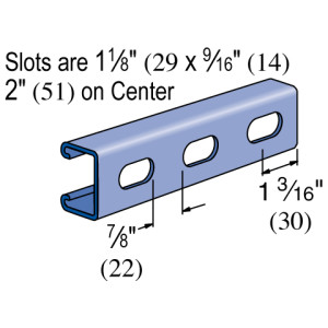 Allied Tube And Conduit (Atkore) PS 500 EH 10 PGAL Power-Strut® PS 500 ...