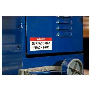 Brady 113162 GlobalMark Indoor Outdoor Vinyl Warning Labels 4 In W X ...