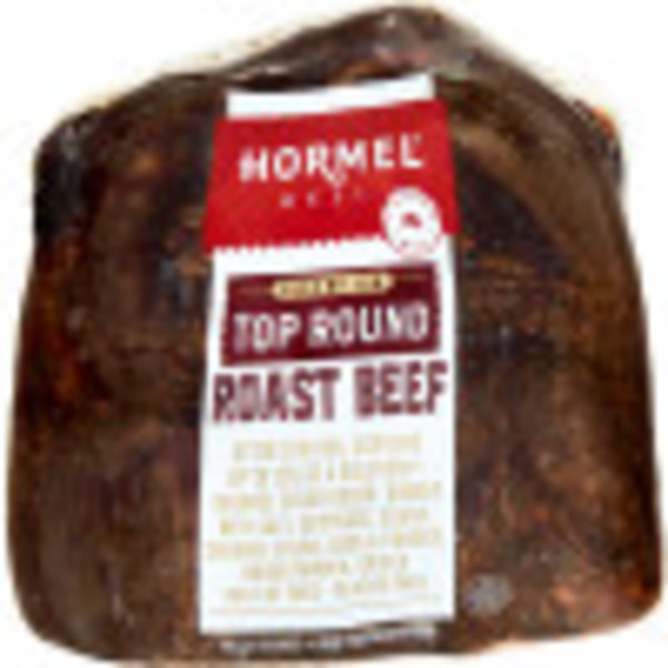 HORMEL® Top Round, Cap Off, 12%, Medium Rare, Deli Faced, 2 pc • Hormel ...