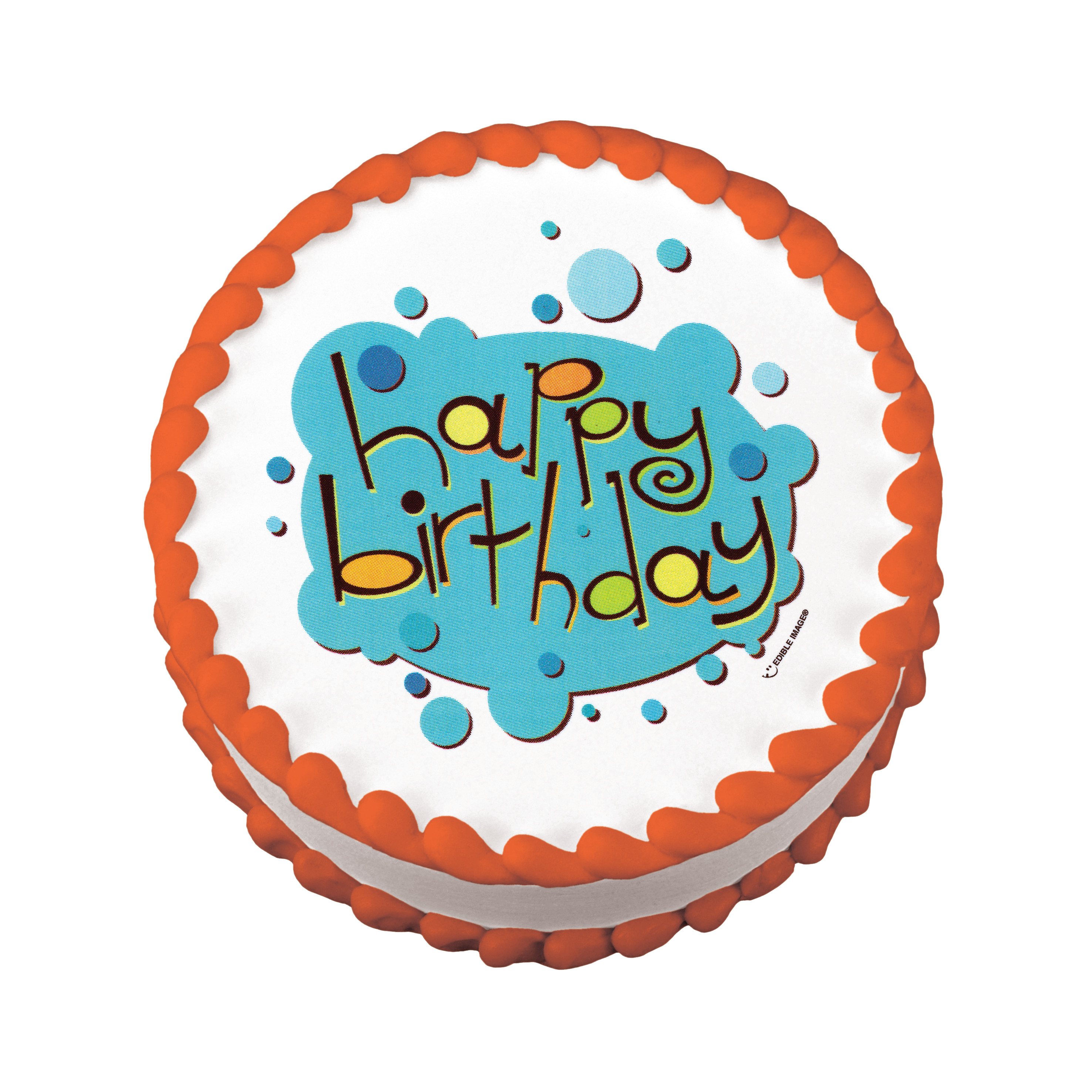 Birthday Bubbles Edible Image Decoration | DecoPac