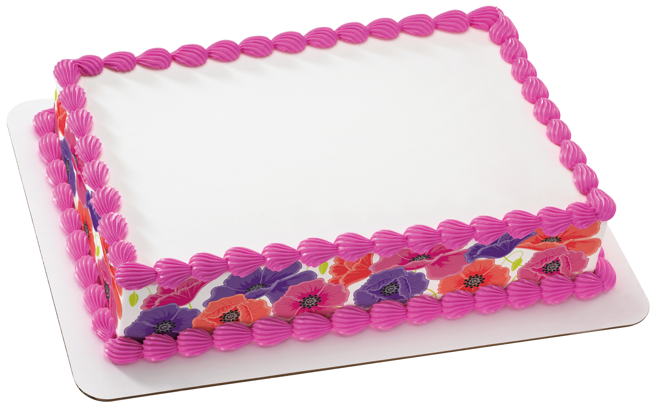 Poppies Photocake Image Strips | DecoPac