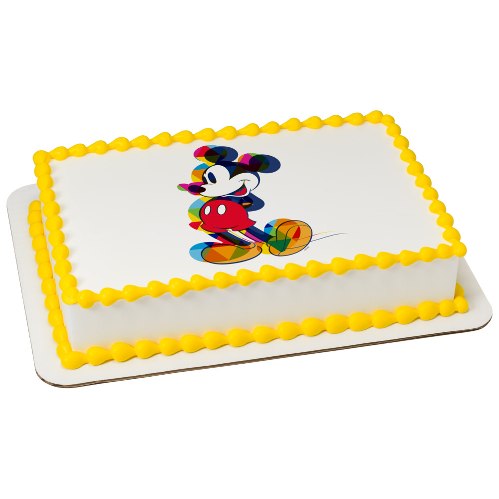 Order Mickey Mouse One Of A Kind Colorful Edible Image® by PhotoCake ...