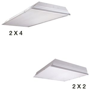 Cooper Lighting APT-332-2EB 3 LAMP, 2'X4' LENSED TROFFER, PRISMATIC LENS, TWO NEMA PREMUIM T8 ...