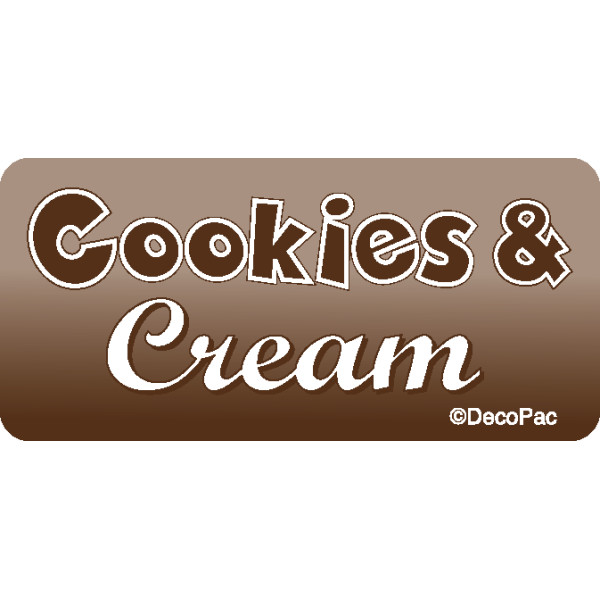 Cookies & Cream | Promotional Label | DecoPac
