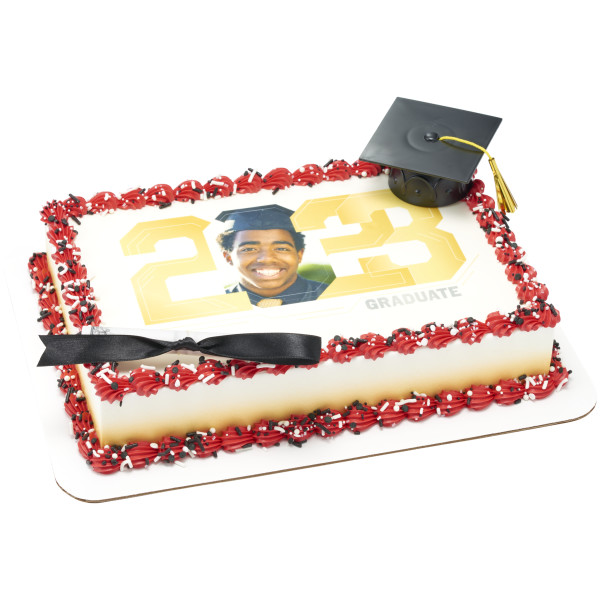 Black Grad Cap With Tassels Layon | DecoPac