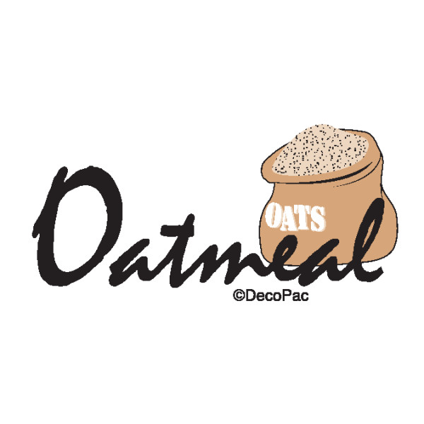 Oatmeal Merchandising Label | DecoPac