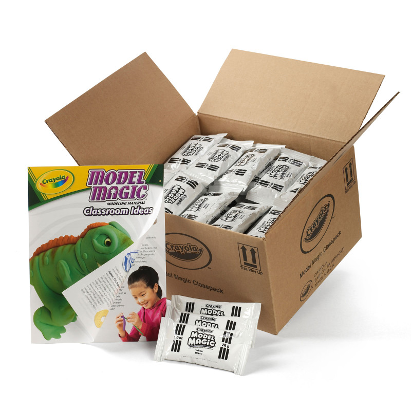 Crayola® Model Magic® Modeling Compound Classpack®, White, 1 oz, Pack ...