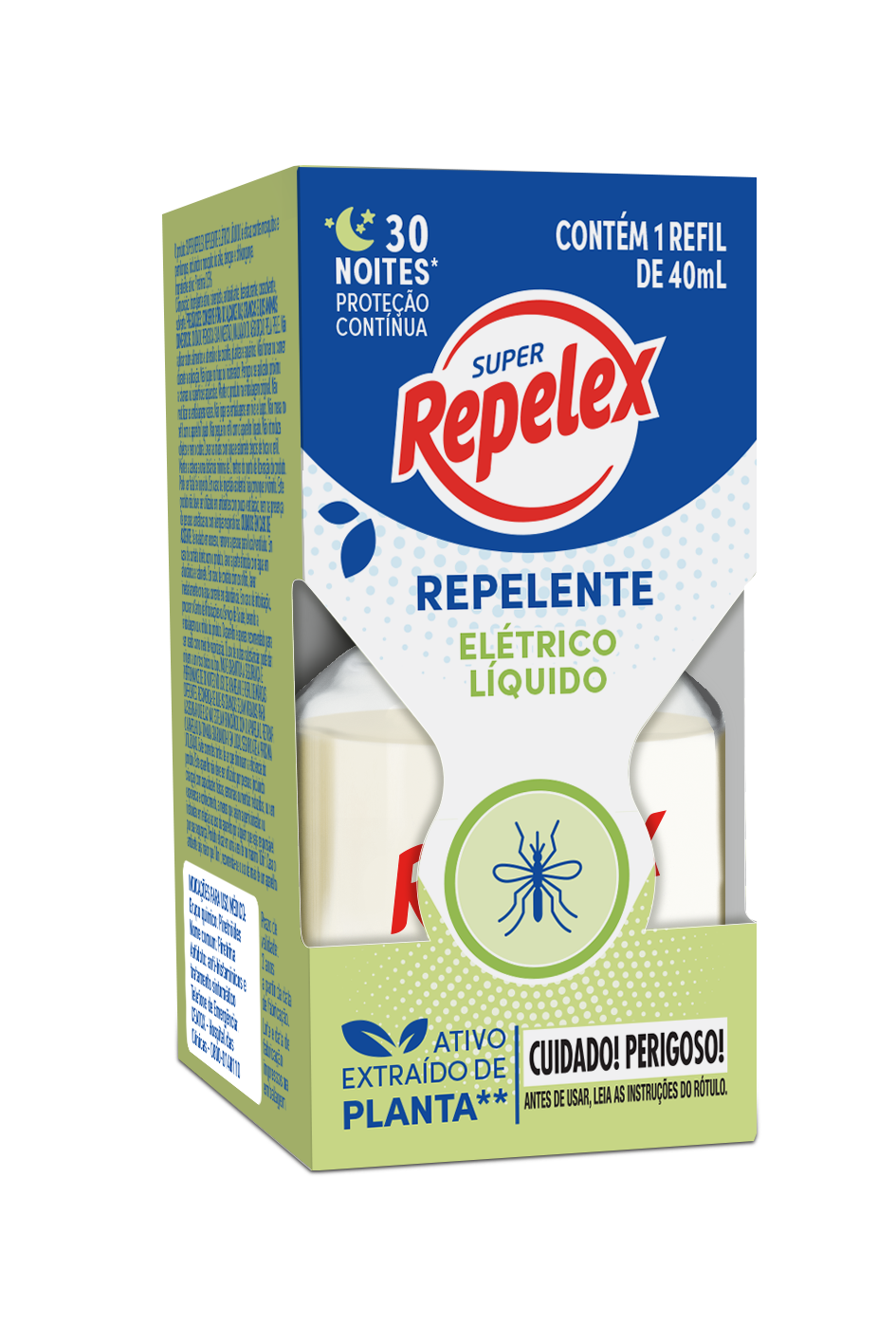 Repelex Repelente elétrico líquido refil 40ml | Repelex