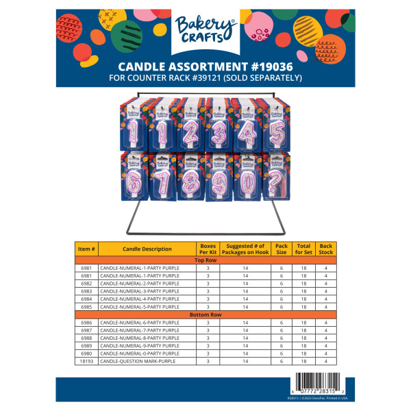 Candle Assortment 19036 | DecoPac