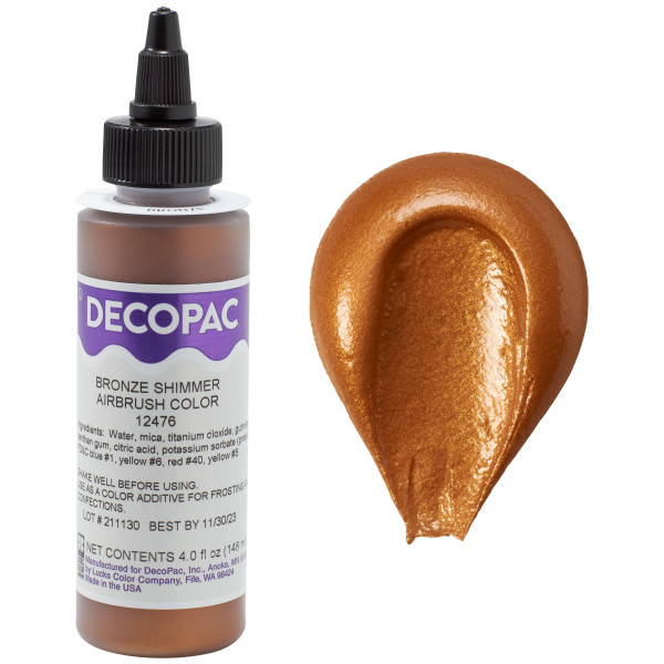 Bronze Shimmer Premium Airbrush Color | DecoPac