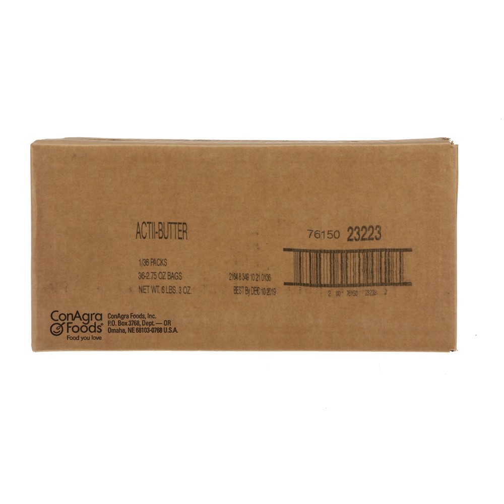 ACT II Butter Popcorn - 4 Boxes of 18, 2.75oz/bag | Conagra Foodservice