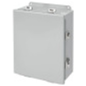 Hoffman (nVent) A1212CHNF Type 4 Junction Box, Stainless Steel, Continuous Hinge Cover With ...
