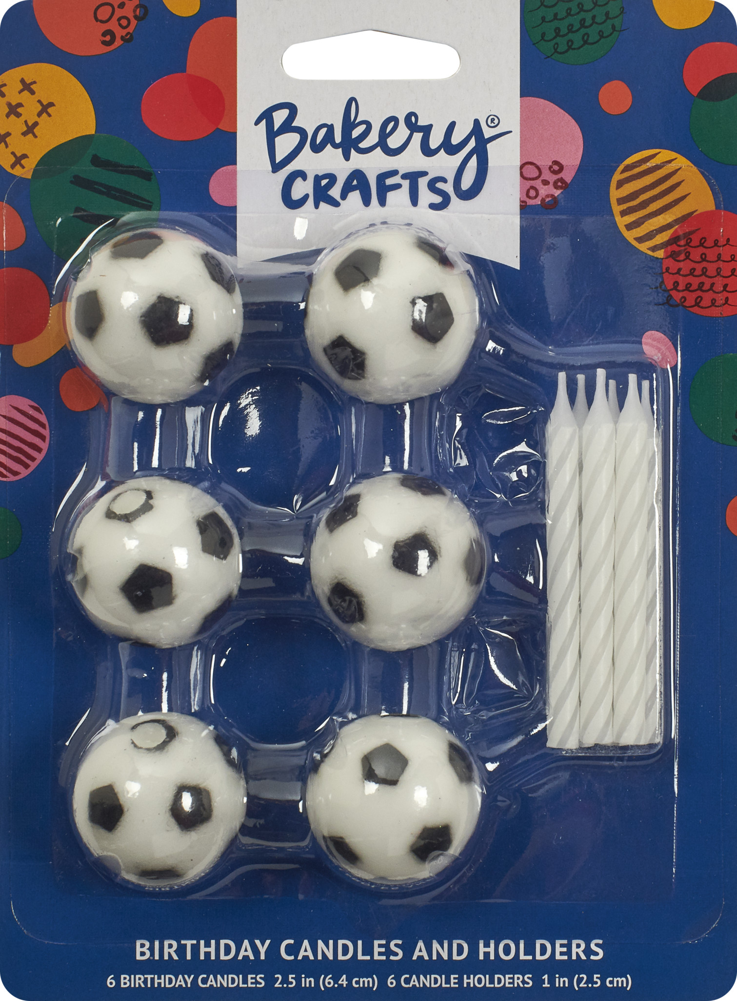 Soccer Candle Holders Candles | DecoPac