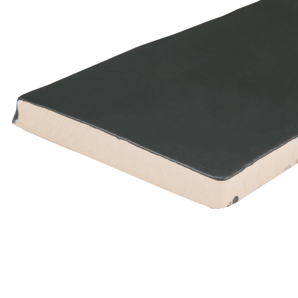 Chester Matte Nero 3 in. x 6 in. Ceramic Wall Tile | Merola Tile