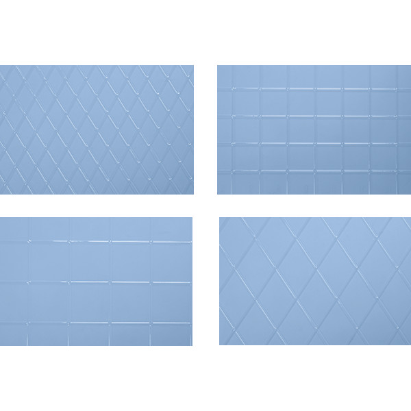 Diamond Square Impression Mats 4 Piece Set | DecoPac
