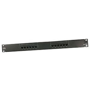 Leviton 5G596-U12 Cat 5e Universal Patch Panel, 12-port, 1RU | Graybar ...