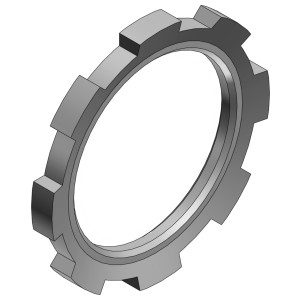 ABB (Thomas And Betts) 141 T&B® Locknut, Steel, Rigid/IMC Conduit, 1/2 ...