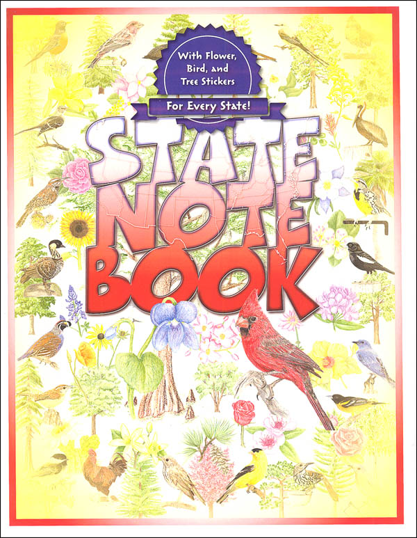 State Notebook with Stickers