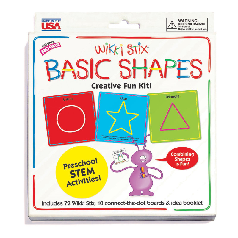 Wikki Stix® Basic Shapes Cards Kit - Zuma