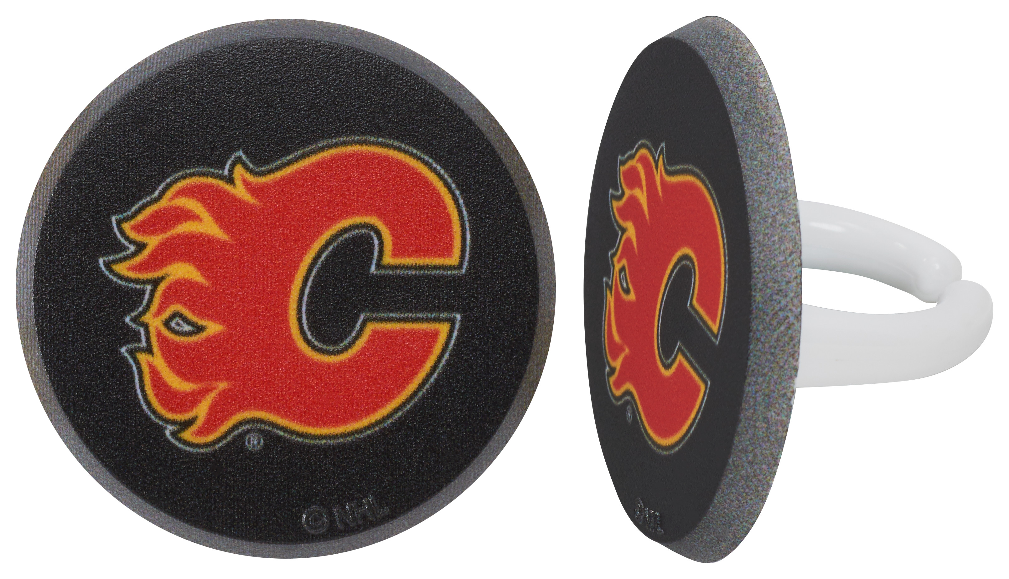 Nhl Calgary Flames Center Ice Cupcake Rings | DecoPac