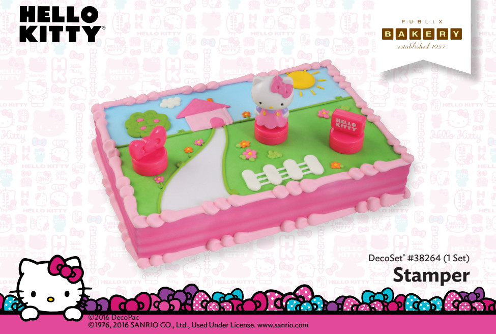 Hello Kitty Stamper Publix Card | DecoPac