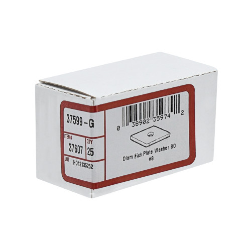 Rustic Hardware Diamond Flat Washers (#8)