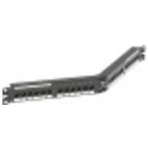 Panduit DPA24688TGY DP6™ Plus UTP Angled Patch Panel, 24-Port | Graybar ...