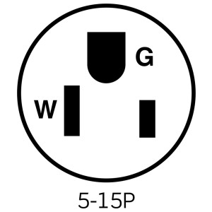 Leviton 14W47 Wetguard® Watertight Plug, Straight Blade, Industrial ...