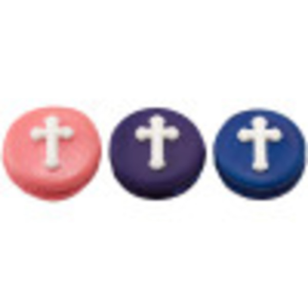 Small White Cross Dec Ons Decorations | DecoPac