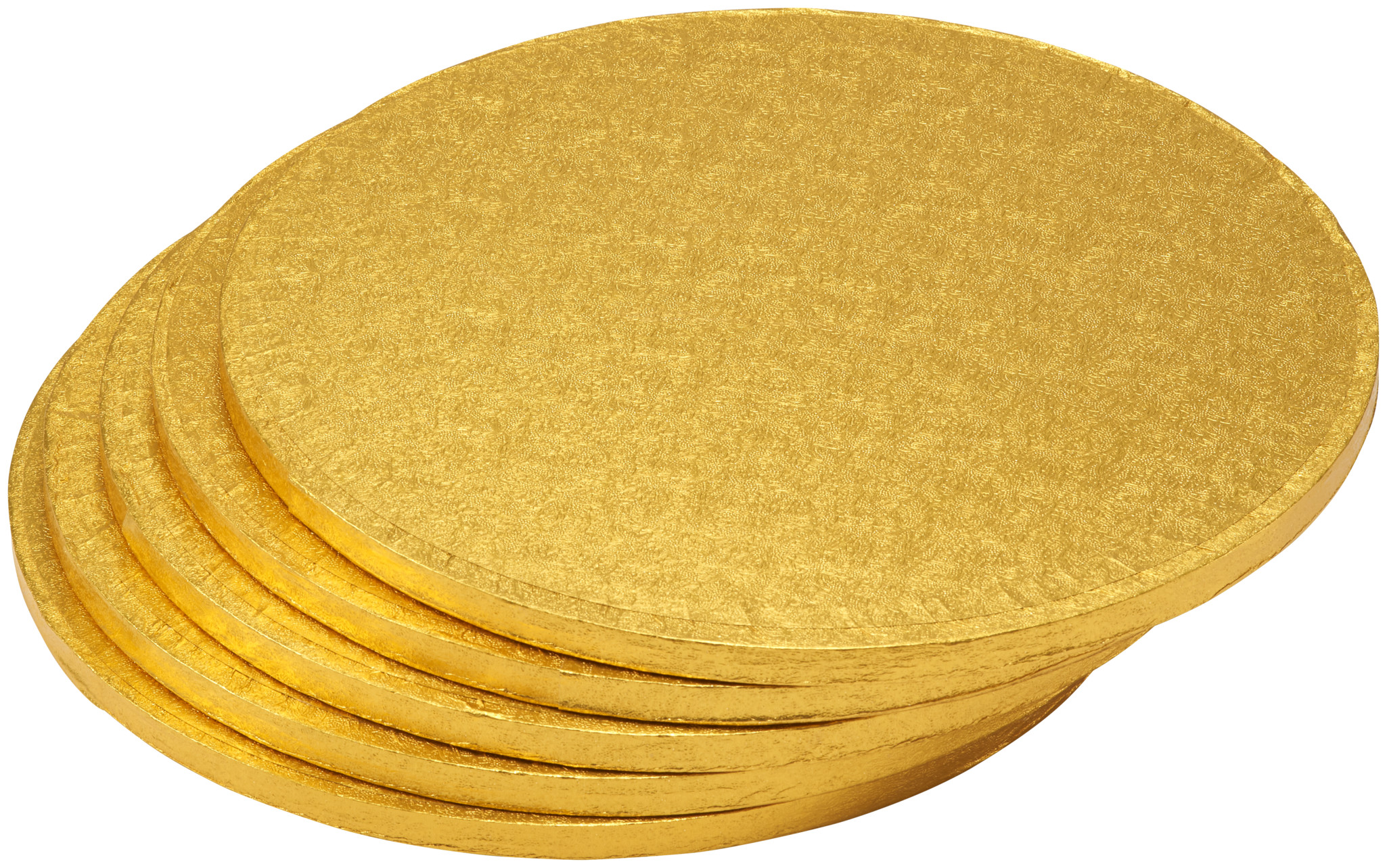 12 Round Gold Foil Cake Board | DecoPac