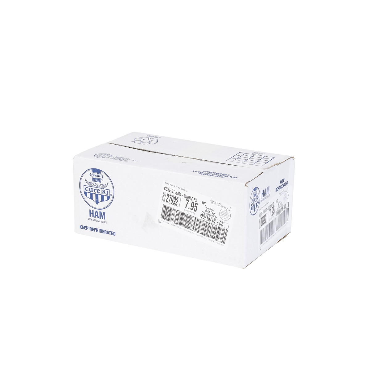 CURE 81® Hardwood Smoked Ham with Natural Juices, Whole, 1 pc • Hormel ...