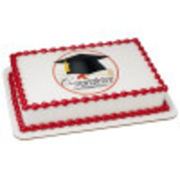Grad Cap Photocake Image | DecoPac