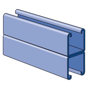 Unistrut (Atkore) P1001 20HG P1000 Series, Solid Strut Channel, Low ...