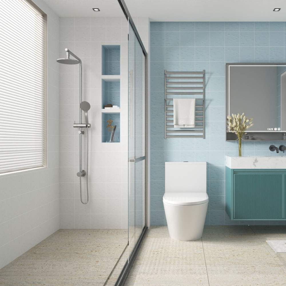 Berta Blanco 7-7/8 in. x 7-7/8 in. Ceramic Wall Tile | Merola Tile