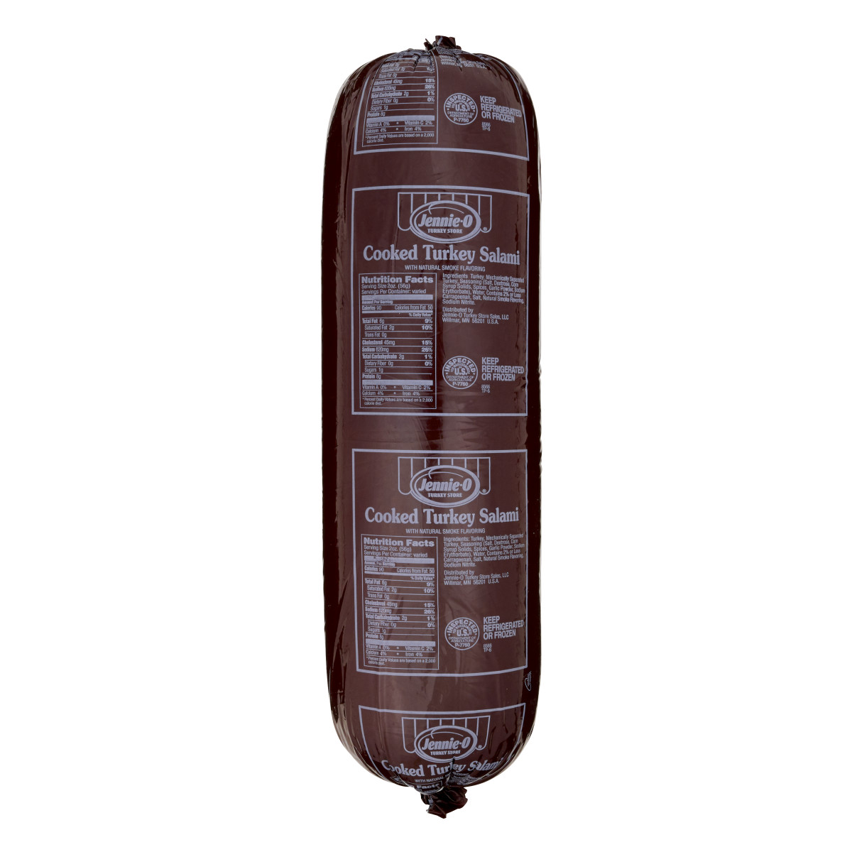 JENNIE-O® Turkey Salami, 2 pc • Hormel Product Code: #119363 • Hormel ...