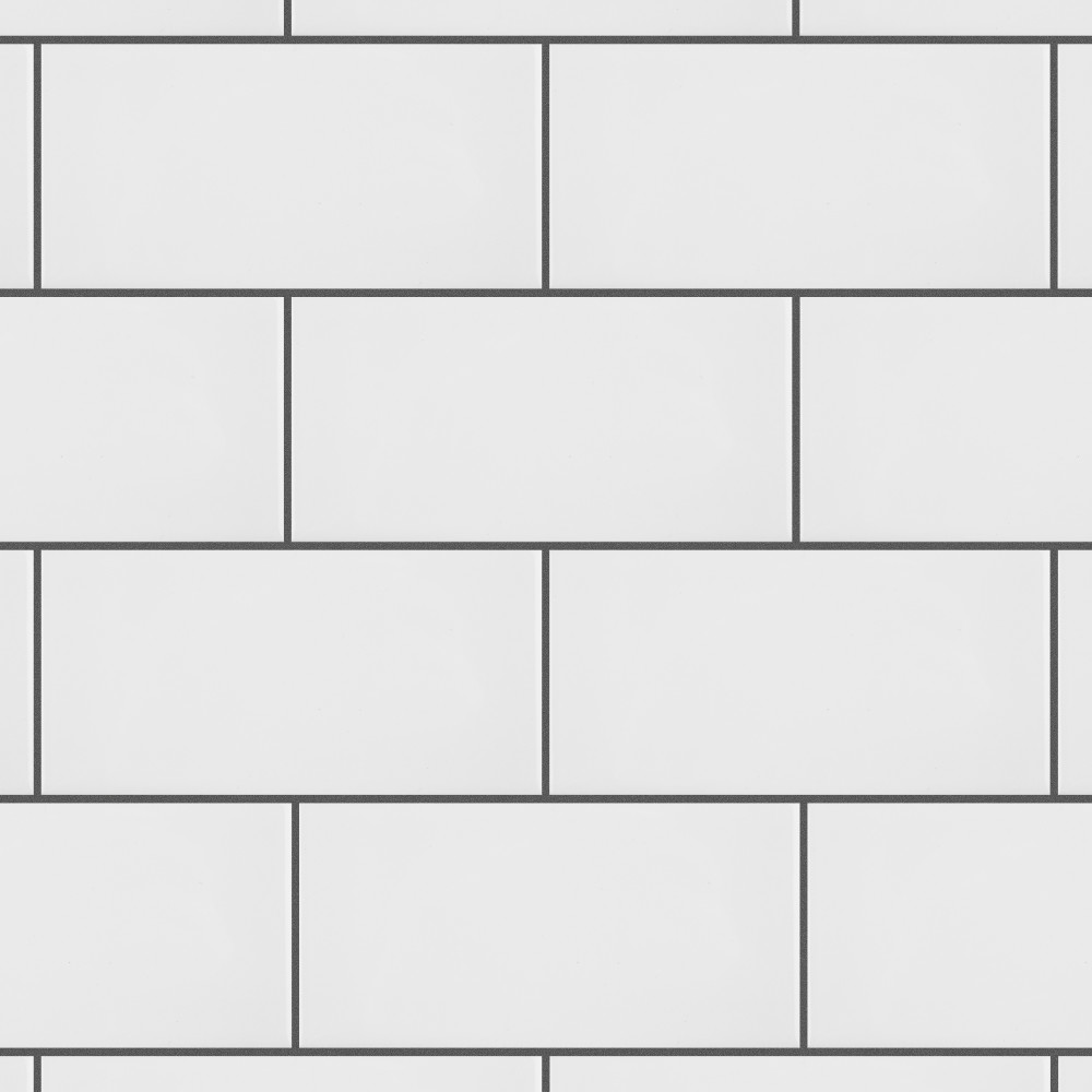 Park Slope Subway Glossy White 3 in. x 6 in. Ceramic Wall Tile | Merola ...