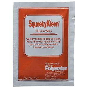 American Polywater TC-1 SqueekyKleen™ Communications Cleaner Wipes ...
