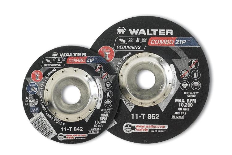 Fast and safe cutting and deburring with one wheel