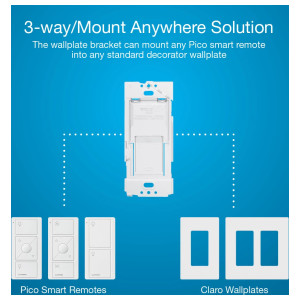 Lutron PJ2-2B-GBL-L01 2-Button Pico Smart Remote, With Light Icons ...