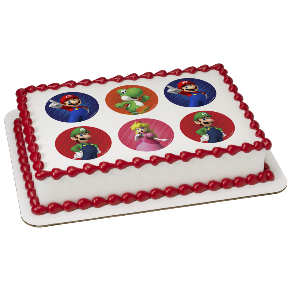 Order Super Mario™ Power Play Edible Image® by PhotoCake® Cake from ...