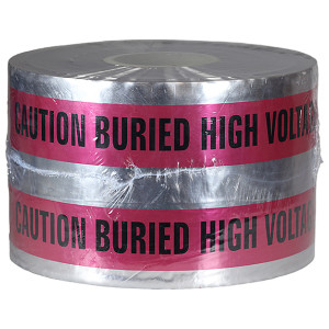 L. H. Dottie DU609 Detectable High Voltage Detectable Tape, Red ...