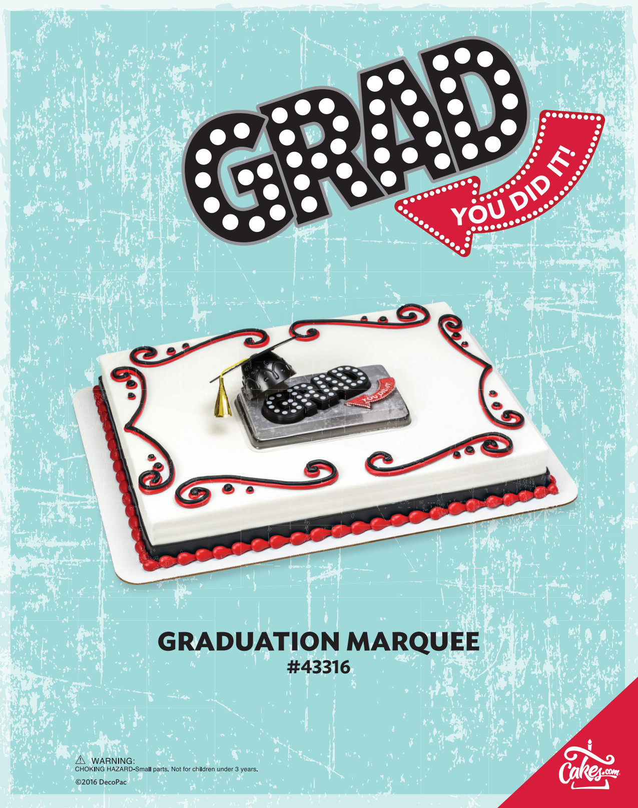 Graduation Marquee Decoset Tmoc Page | DecoPac