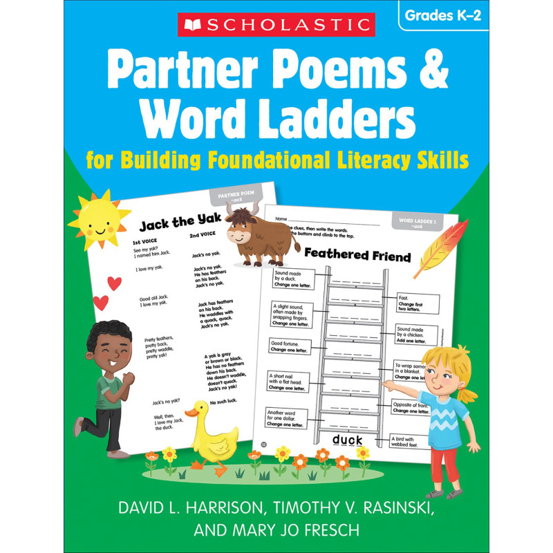 Scholastic Teaching Solutions Partner Poems & Word Ladders for Building ...