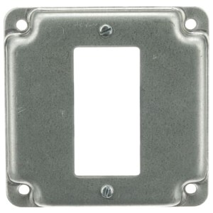 ABB (Thomas And Betts) RS 16 CC Steel City 4 In. Square Surface Cover ...