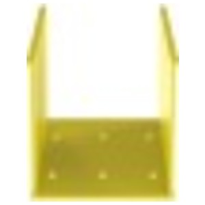 Panduit S4X4YL6NM Fiber-Duct Solid Wall Channel And Cover, No Mtg ...