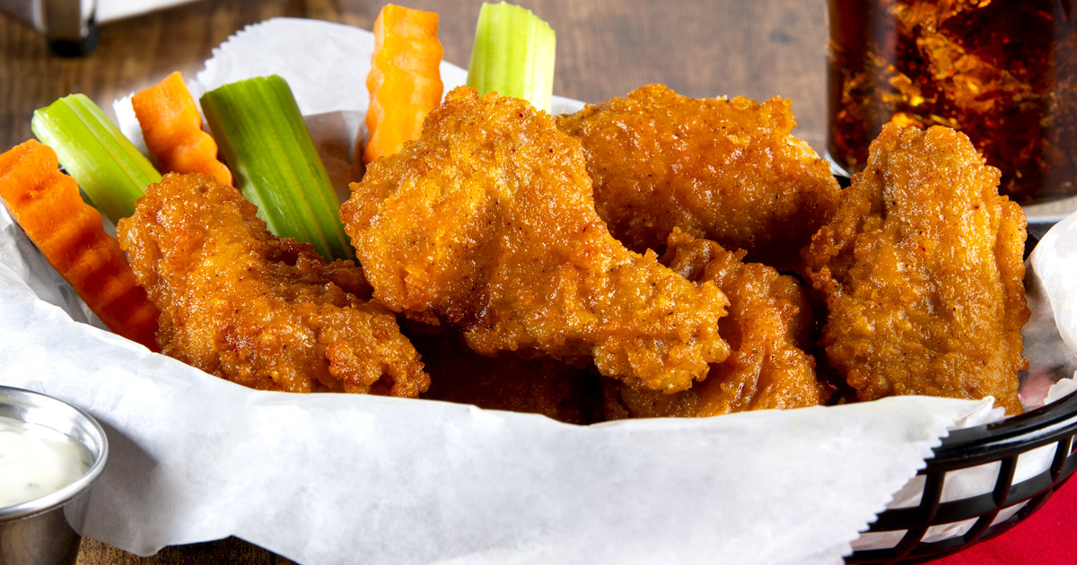 Spicy Breaded Medium Wing Zings NMSG 3/8.3# Fully Cooked - Pilgrim's ...