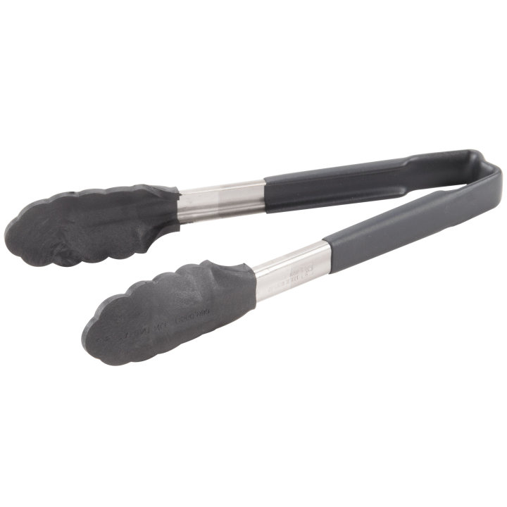 9 ½-inch high-temperature nylon-end one-piece tongs with Kool-Touch ...